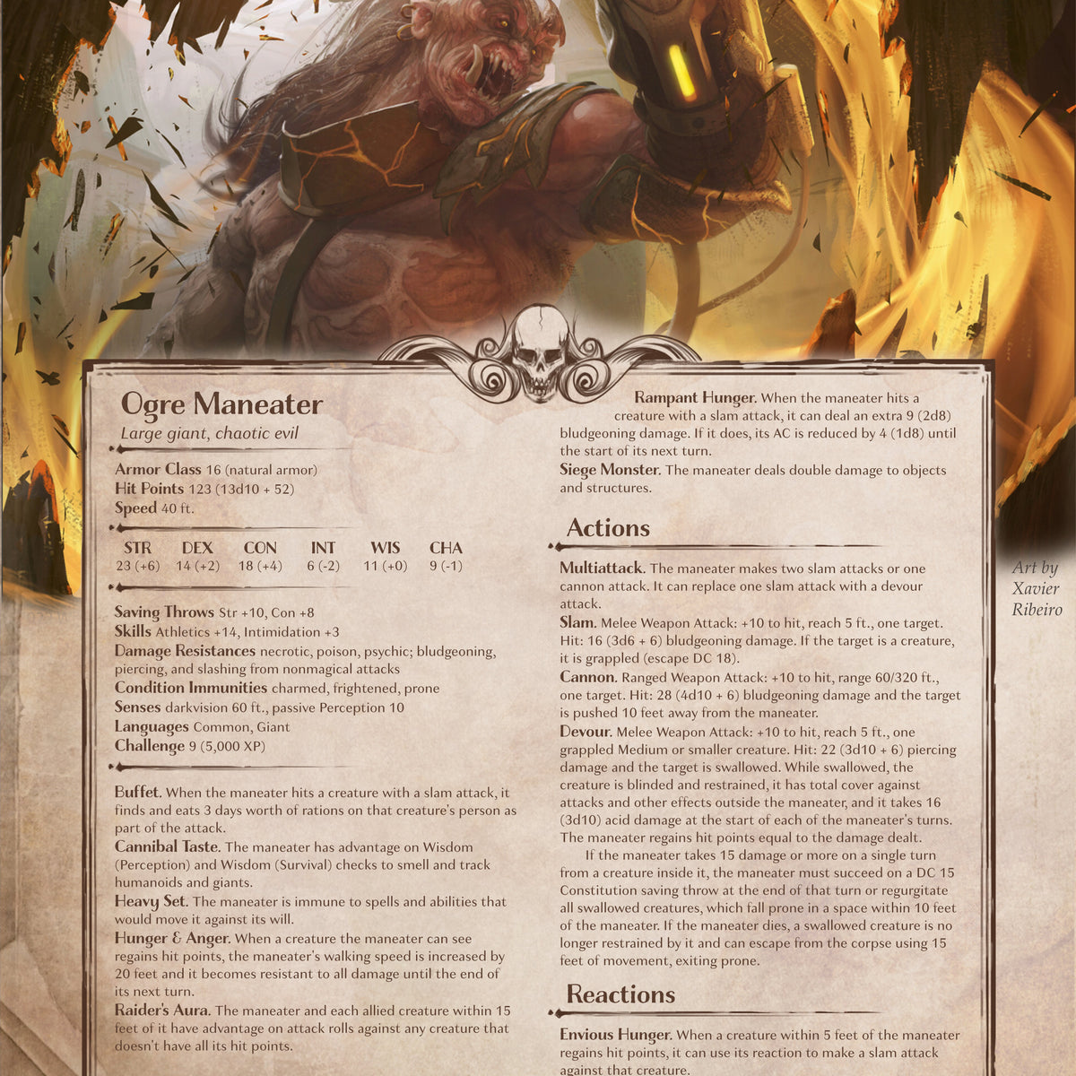 D&D 5e: Ogre Maneater - Feast Your Eyes on the Deadliest Glutton in th ...