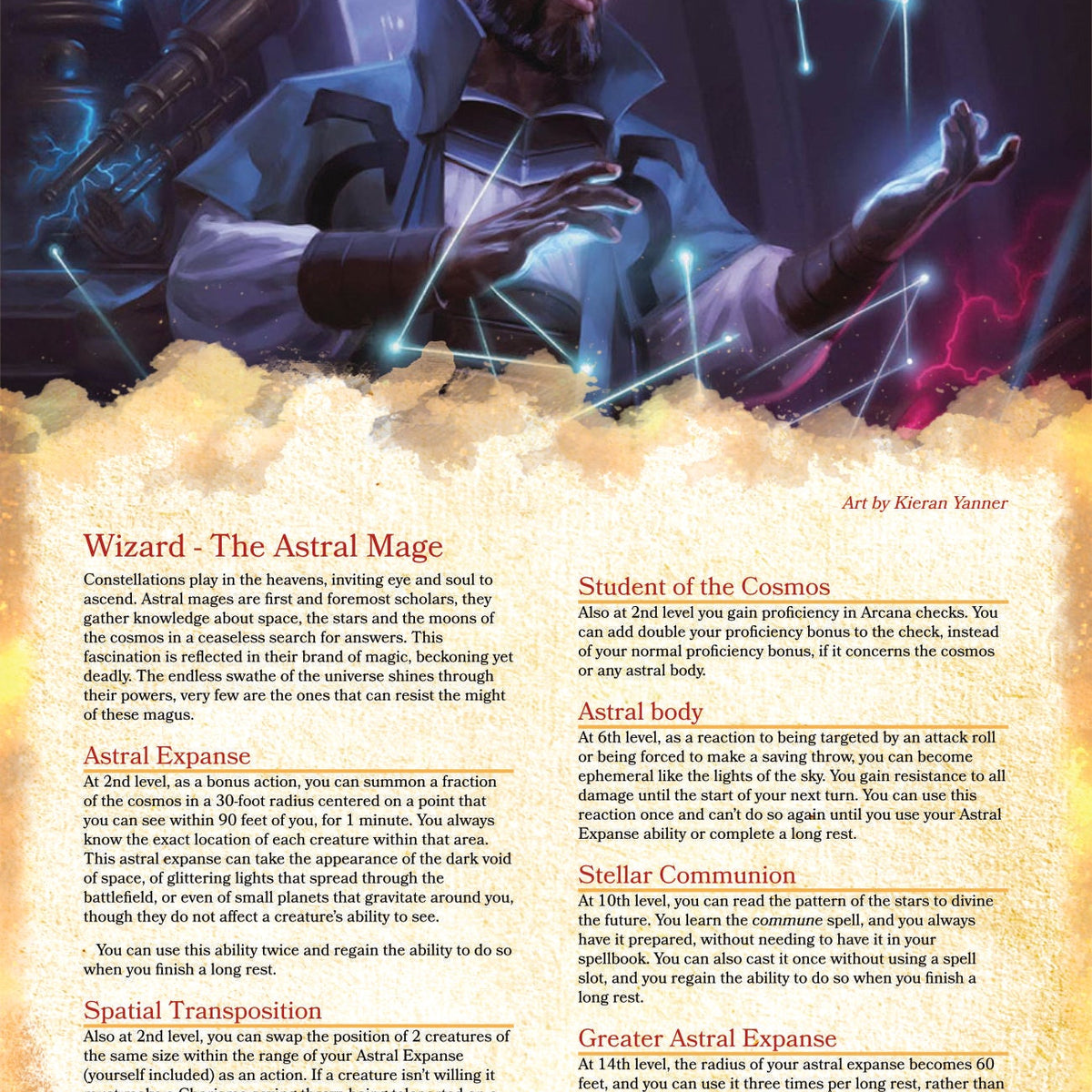 Wizard: The Astral Mage - D&D 5e - Unleash the Powers of the Cosmos ...