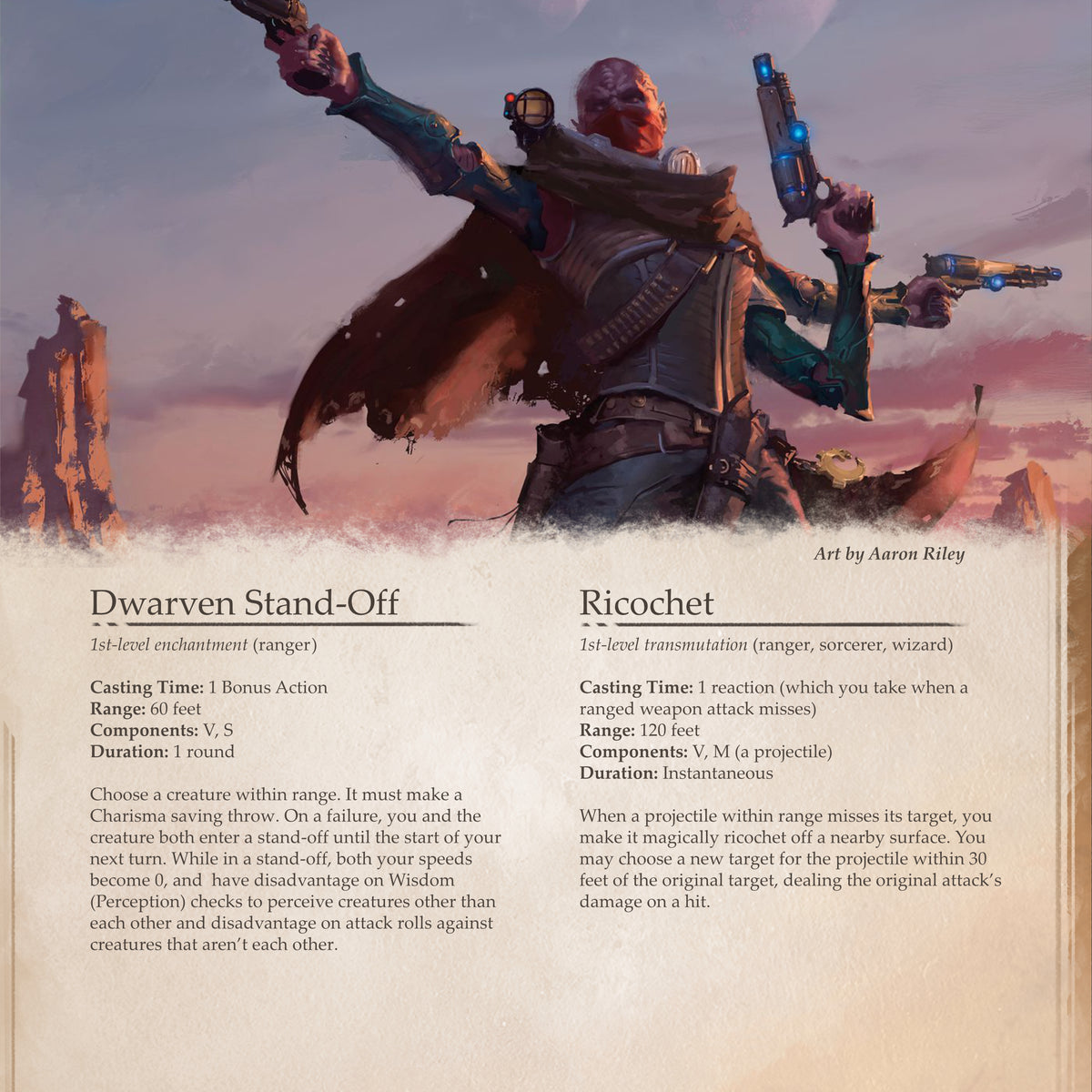 Gunslinging D&D 5e Spells - When finger guns become really effective ...