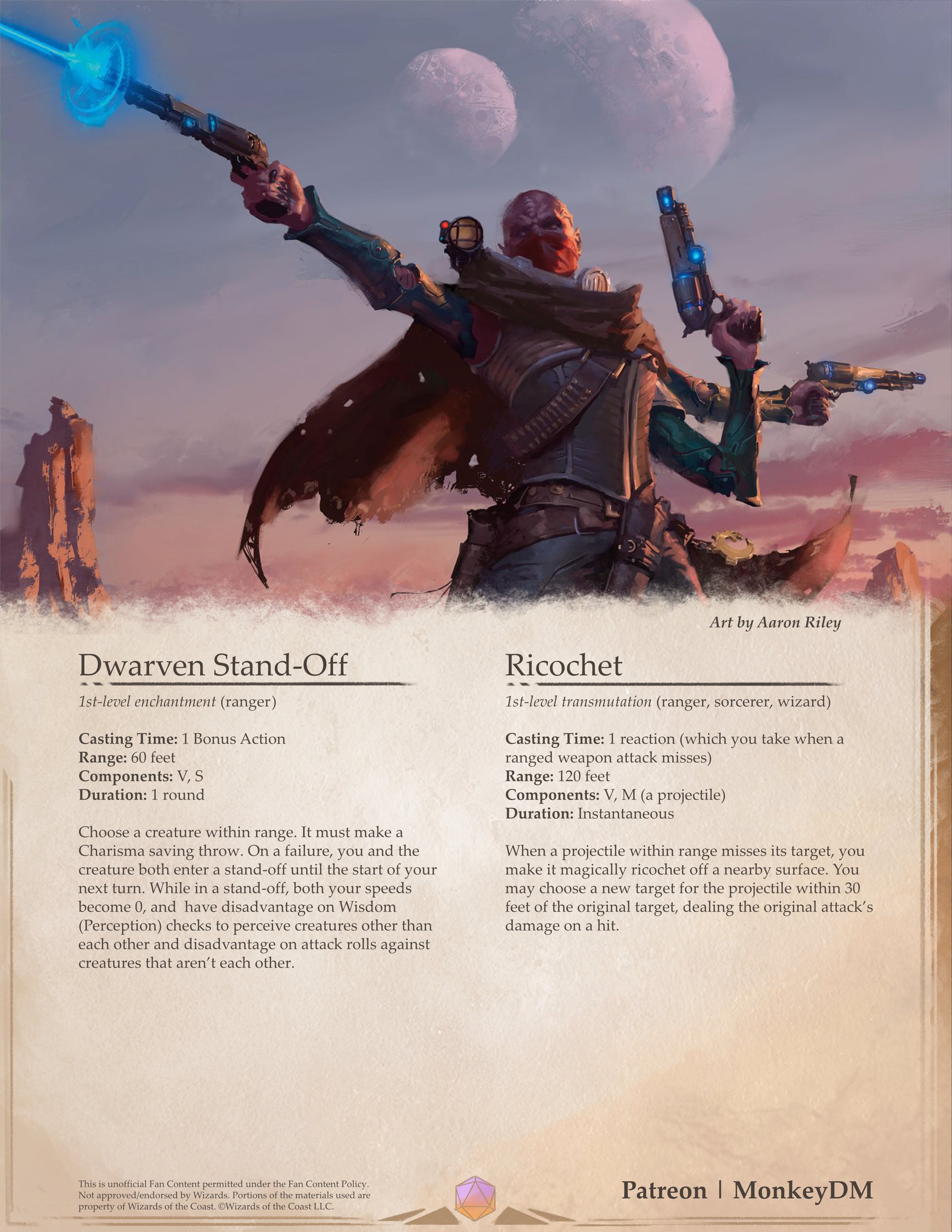Gunslinging D&D 5e Spells - When finger guns become really effective ...