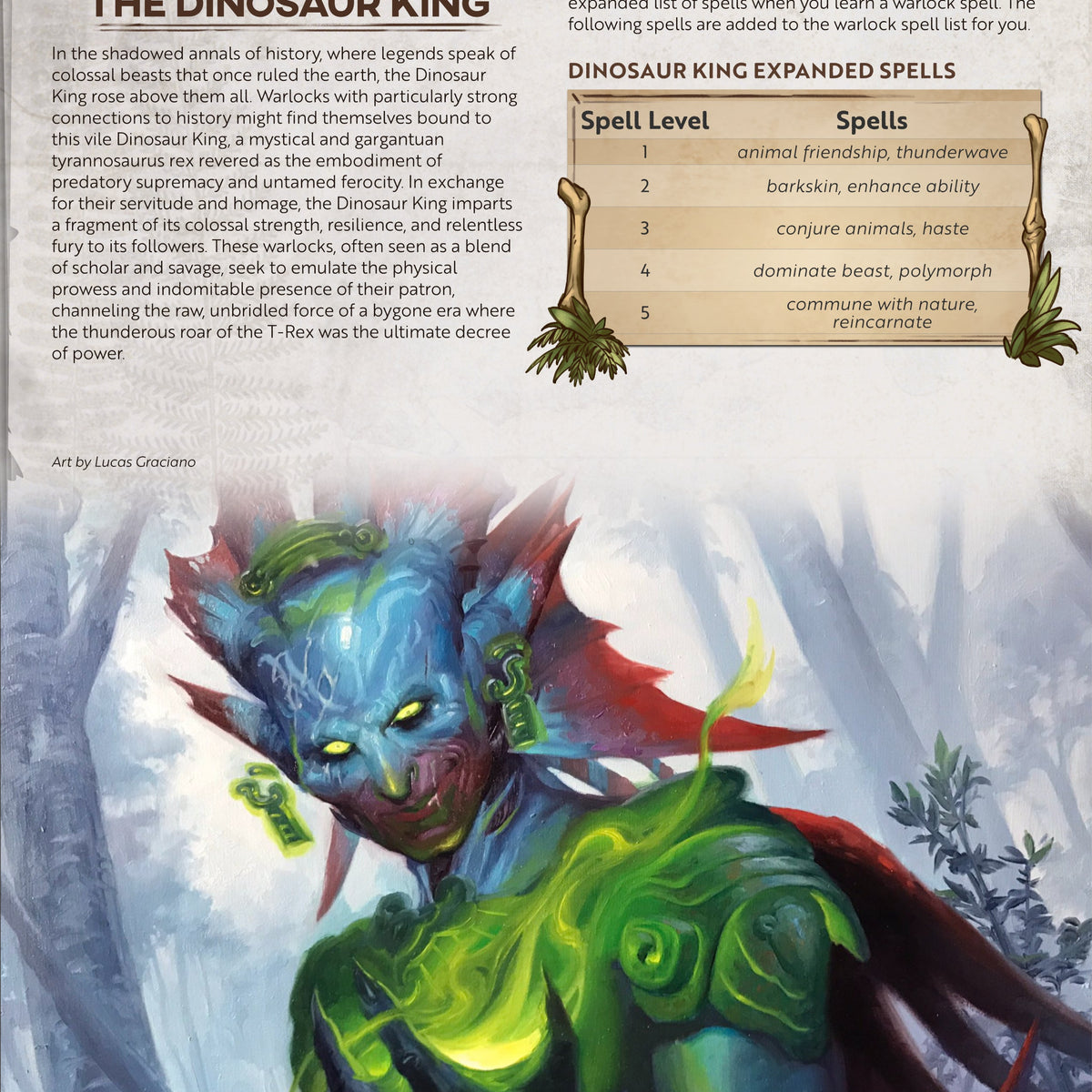 D&D 5e Subclass: The Dinosaur King - A Primal Patron for Melee Warlock ...