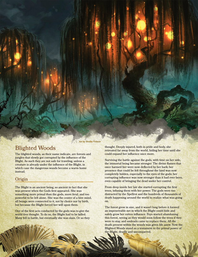 Blighted Woods - A D&D 5e Home to the Corruption of the World – MonkeyDM