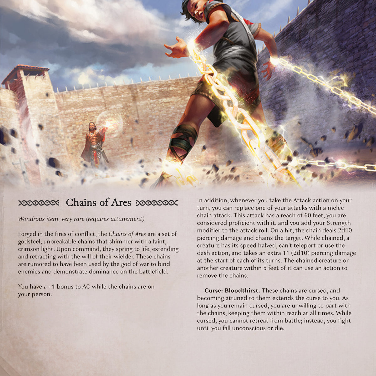 D&D 5e Item: Chains of Ares - Bind Your Enemies and Crush Them [Wrath ...