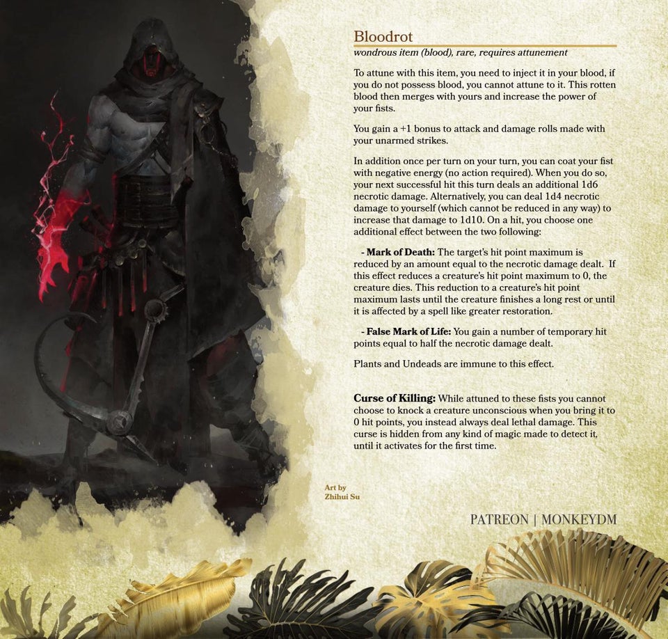 Bloodrot - A D&D Way to Infuse Your Blood with Corruption to Increase ...